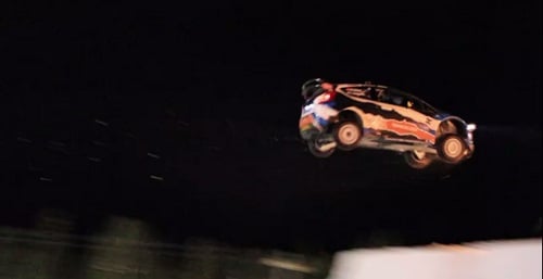 Norwegian rally driver Mads Østberg sets World Record for Snow Jumping ...